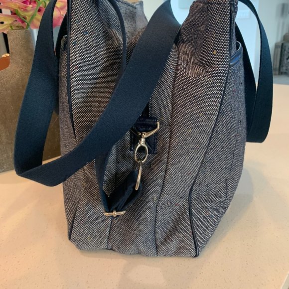 thirty-one | Bags | Thirtyone Suite Success Tote In Navy Tweed Nwt ...
